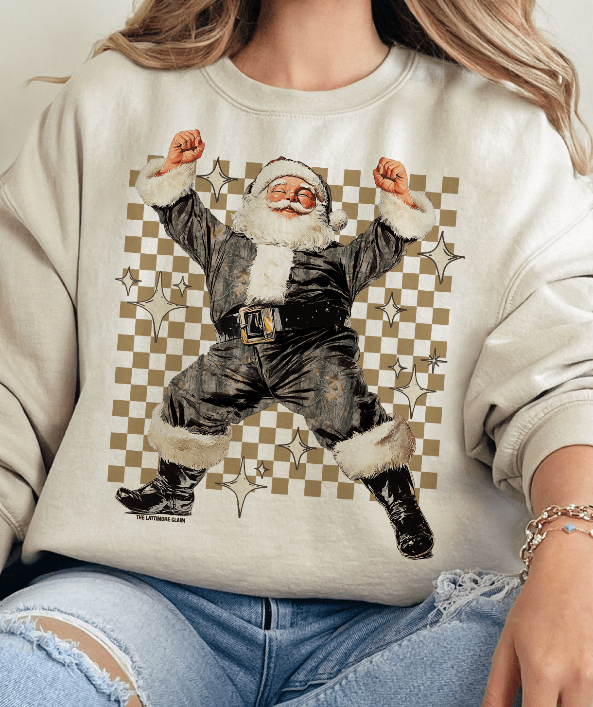 Camo Santa Checkered – Shipping Dept.